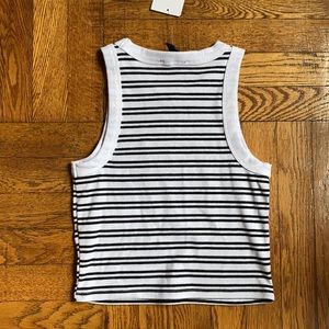 Forever 21 | Tops | Nwt Forever 2 Basic White Stripes Crop Top | Poshmark
